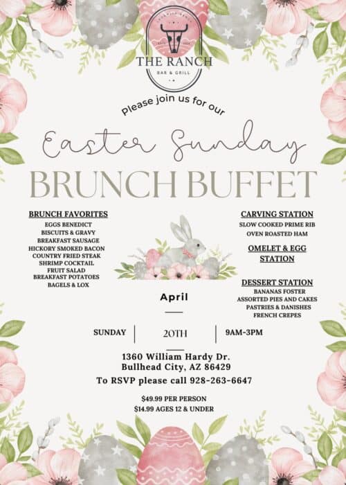 Easter Sunday Brunch Buffet - Laughlin Ranch Golf Club